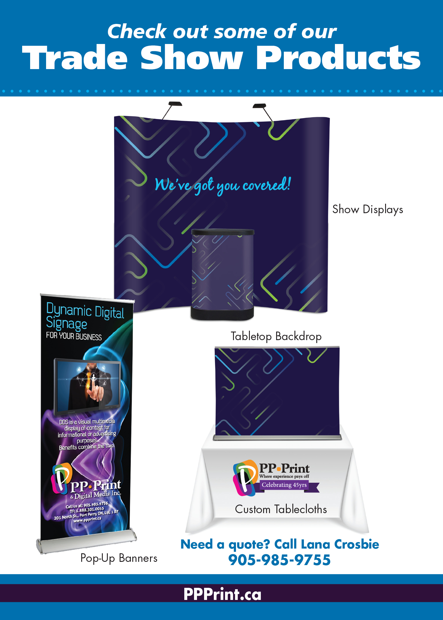 Trade Show Products - Port Perry Print